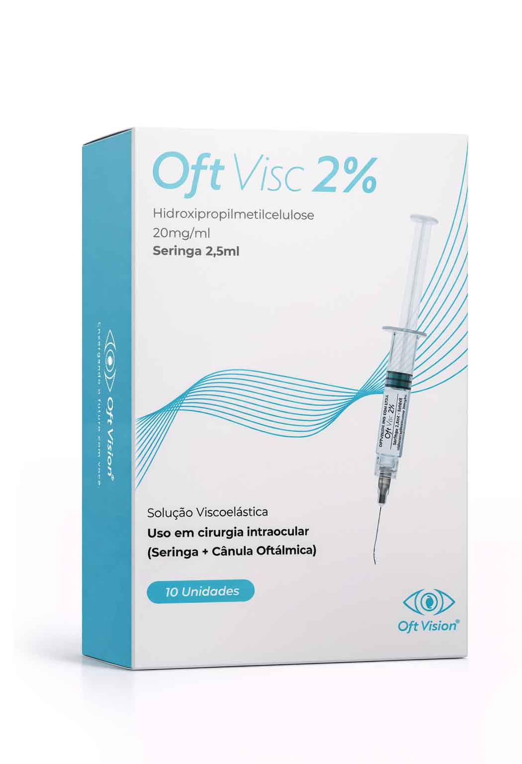 Oft Visc 2% - Seringa 2,5ml - Oft Vision Indústria e Comercio LTDA